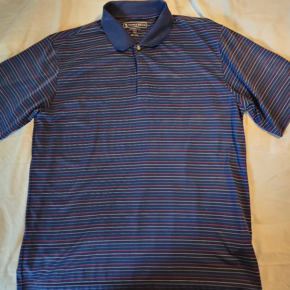 Pebble Beach | Shirts | Xl Pebble Beach Greg Normal Blue Polo Golf ...